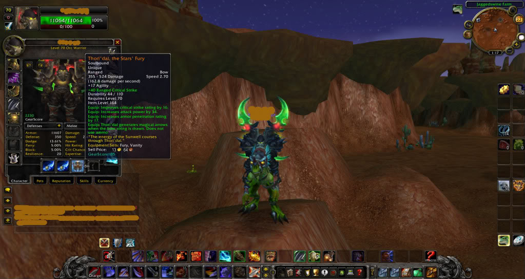 Trading - 70 Orc Warrior | Legendary | BOTH Warglaives | Thori'dal | ZG ...